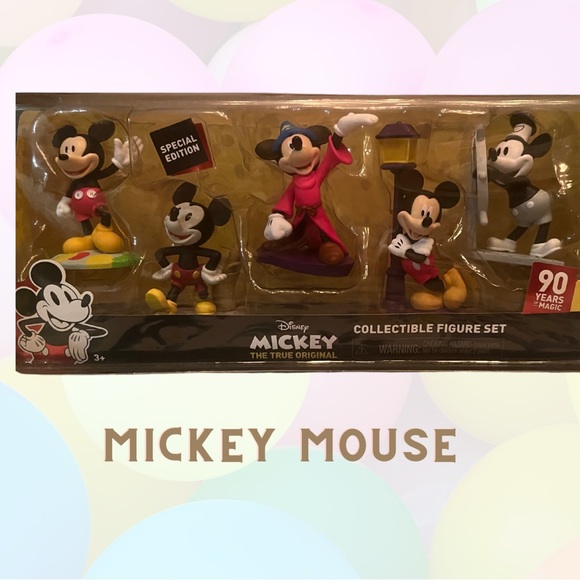 Disney | Other | 9th Anniversary Mickey Mouse Figure Set | Poshmark